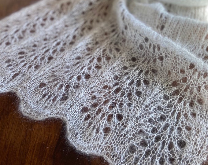 Kawaii Kidsilk Handknitted Lace Shawl Pattern PDF - Etsy Canada