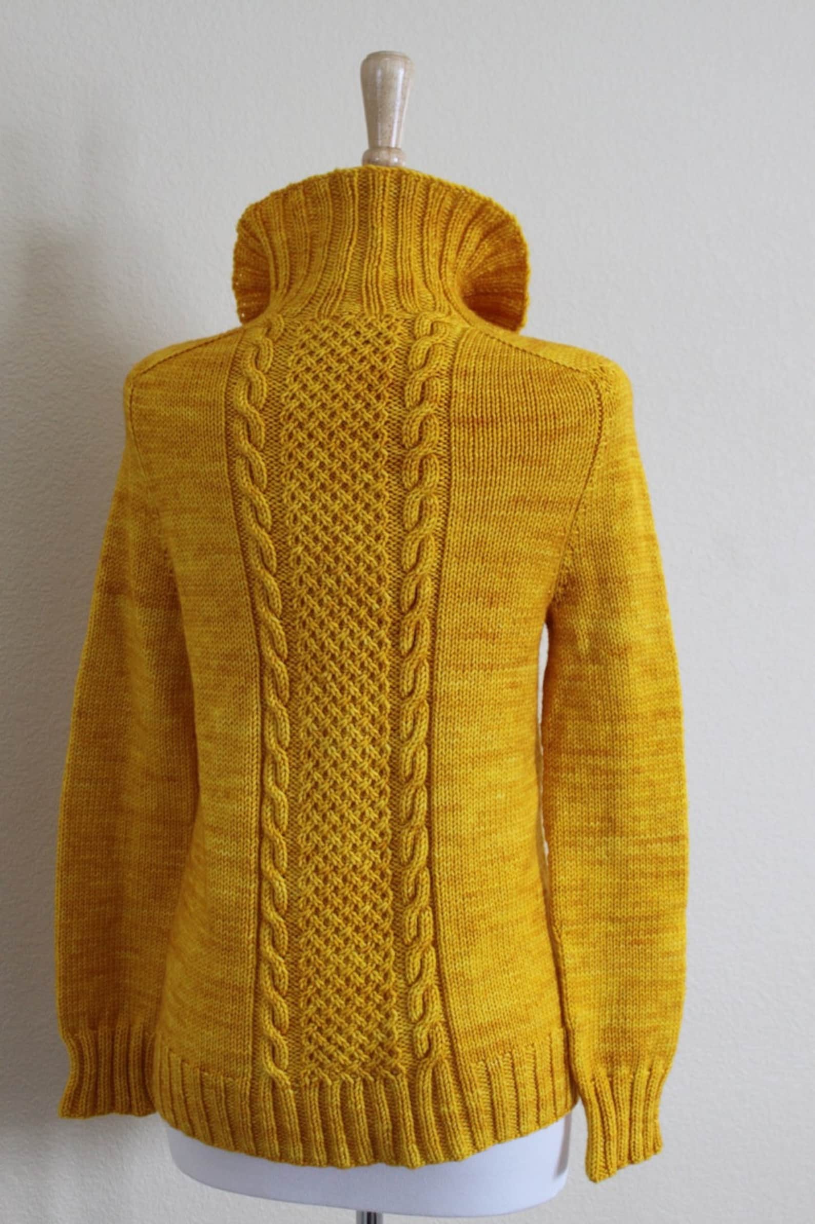 Persistence is Key KNITTING PATTERN Cable Knit Pattern Sweater Knitting ...