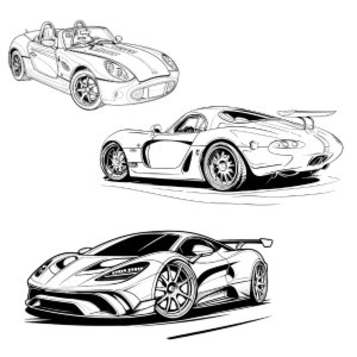 50 Printable Coloring Pages Cars, Trucks, Boat, Airplane, Vehicles Cute ...
