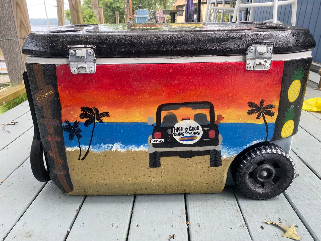CUSTOM Painted Coolers - Etsy