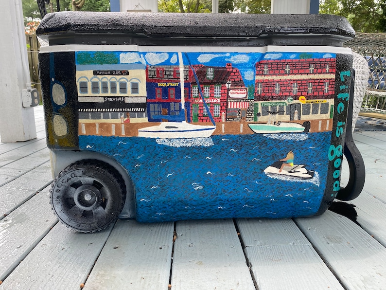 CUSTOM Painted Coolers - Etsy