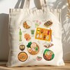 Cute Bread Tote Bag, Flour Power, Sourdough Bread Tote Bag, Foodie Gift ...