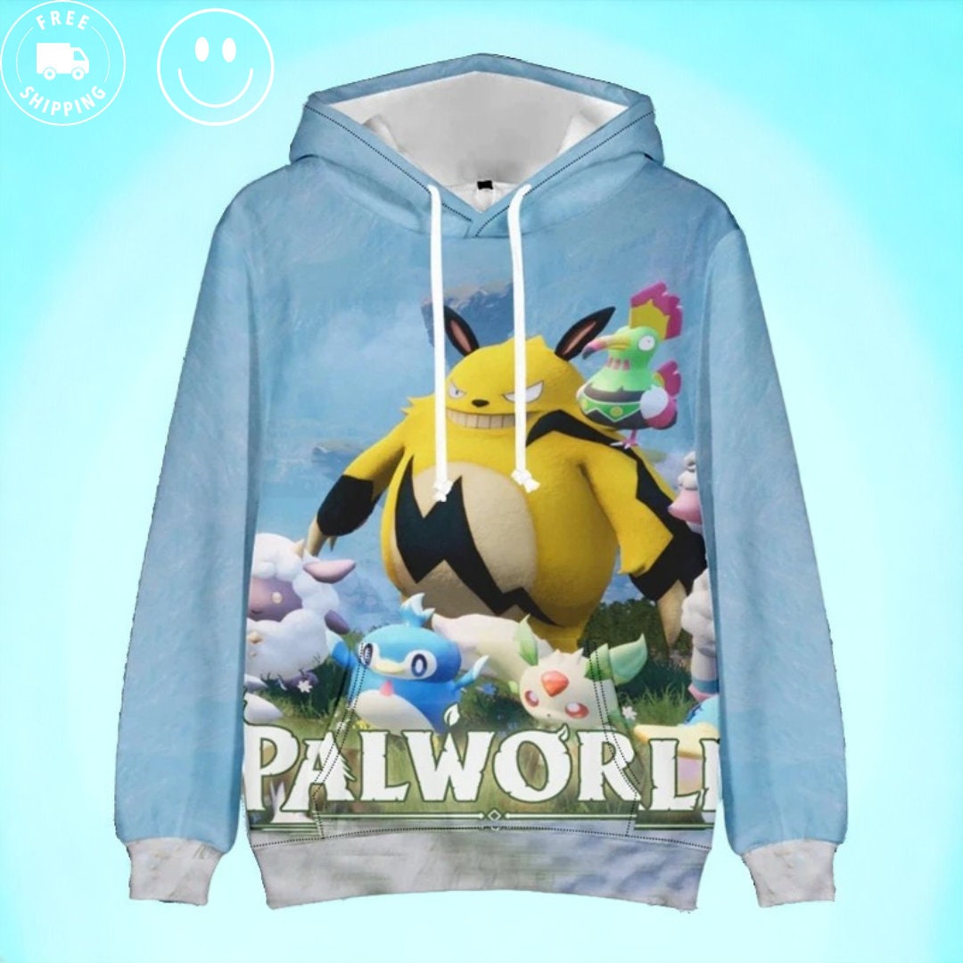 Palworld 3D Printed Hoodie Men Women Kids, Palworld Merch, Hoodie Game ...