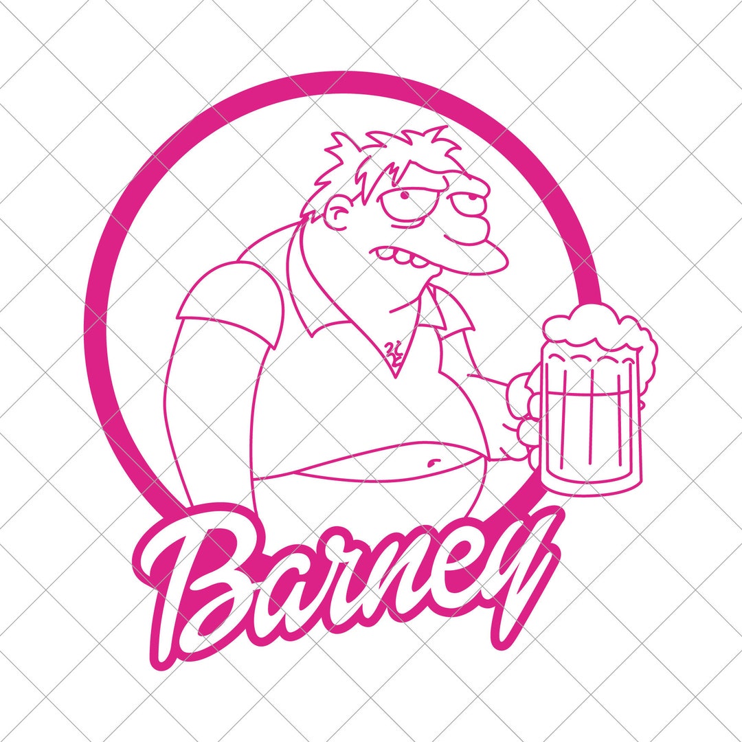 Barbie Barney Simpson SVG PNG PDF Bundle Digital Download - Etsy