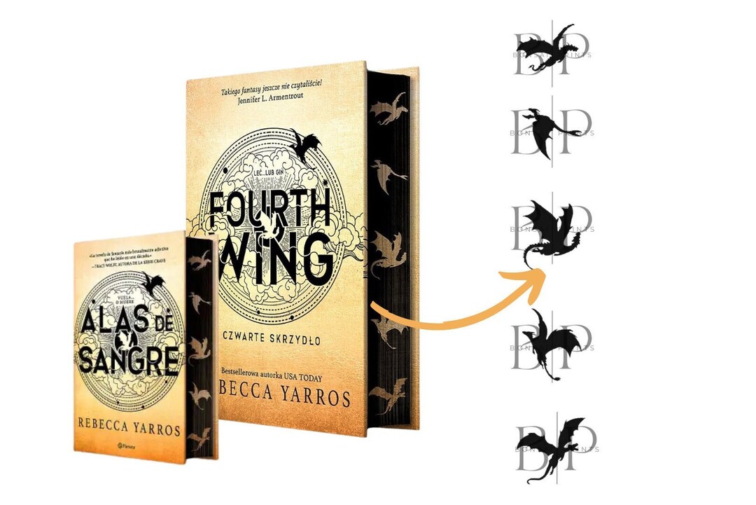 Fourth Wing Book Template Download - Etsy