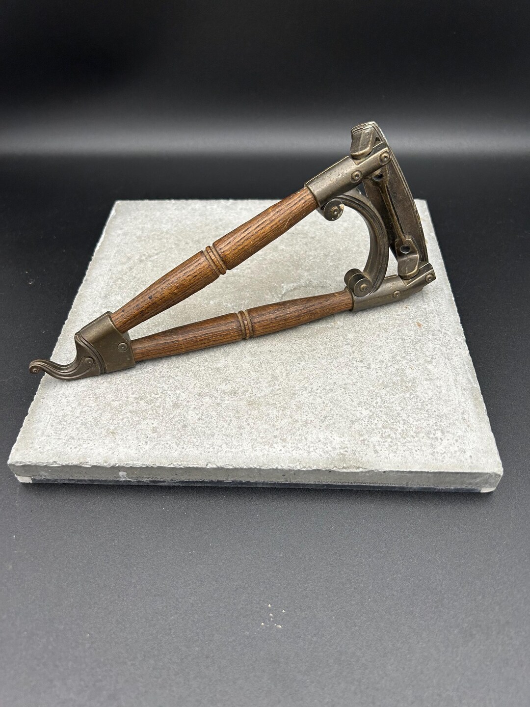 Wood & Brass Swivel Wall Hook - Etsy