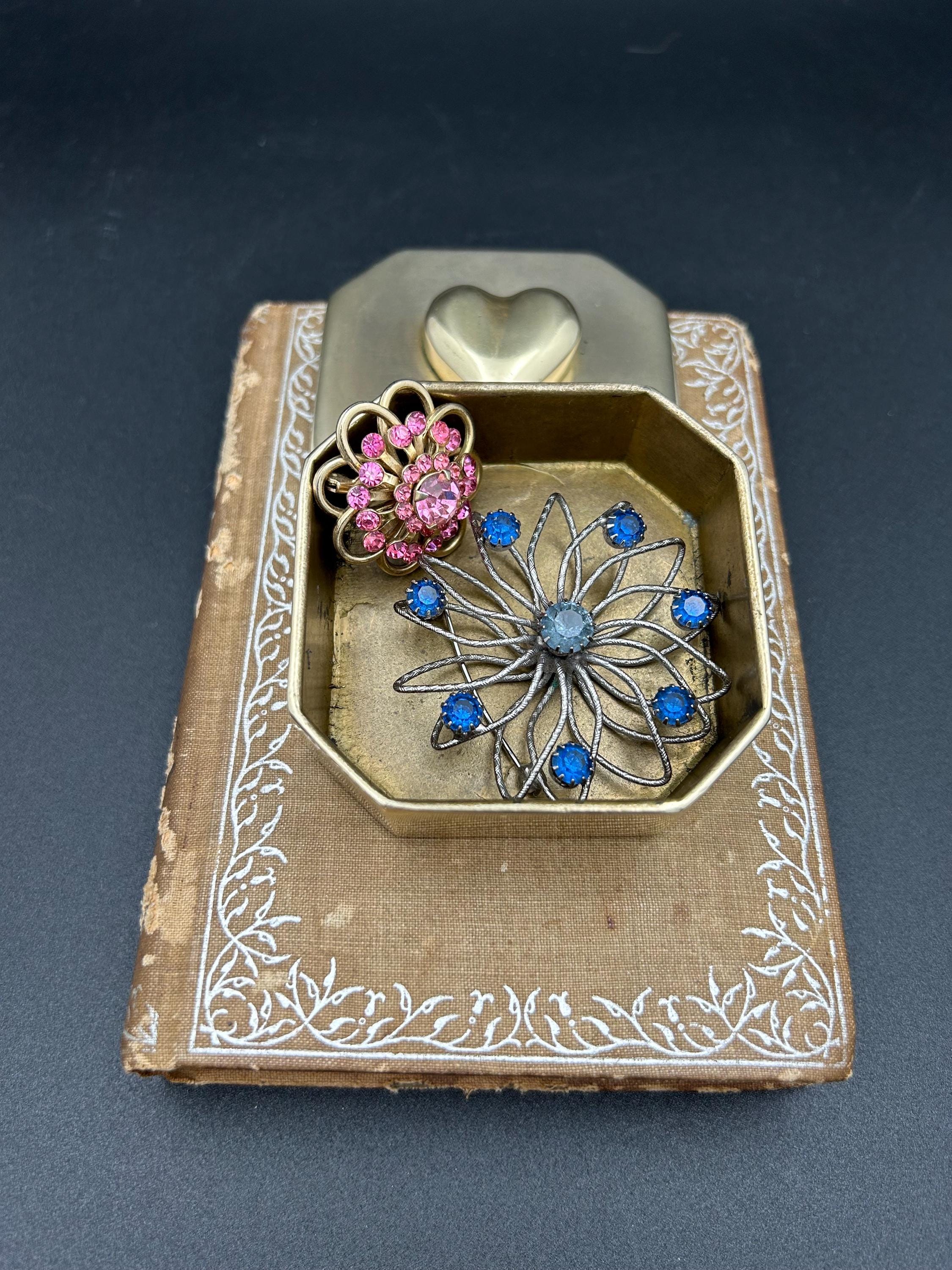 Brass Heart Box Octagon Shaped - Etsy