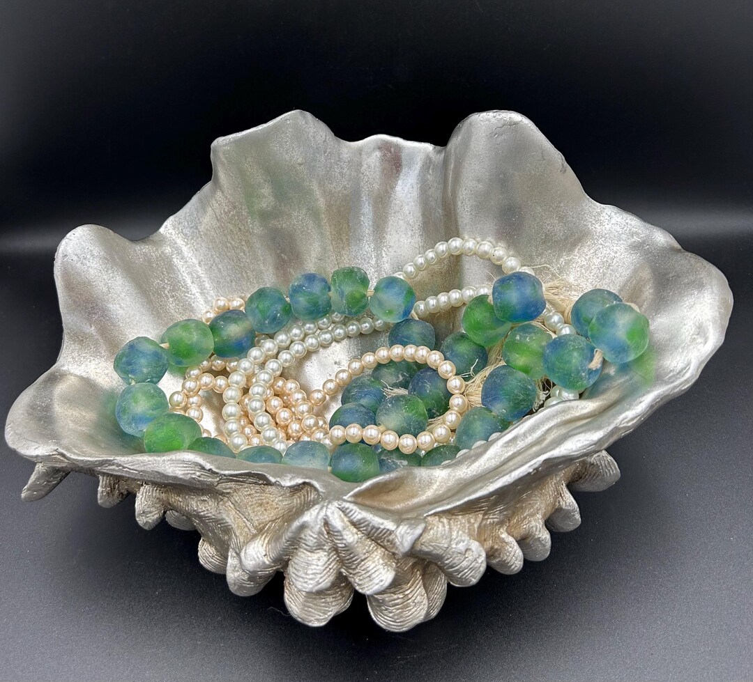 Large Faux Clam Shell-silver - Etsy