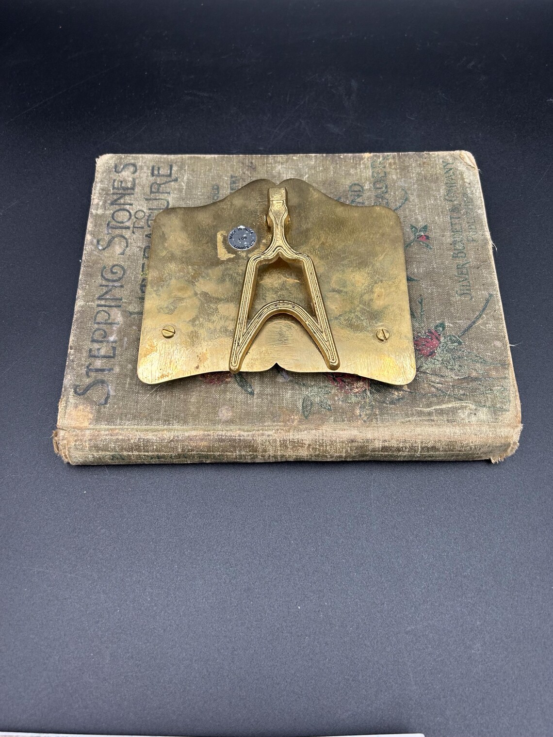 Vintage Freestanding Brass Business Card/calling Card/vintage/antique ...