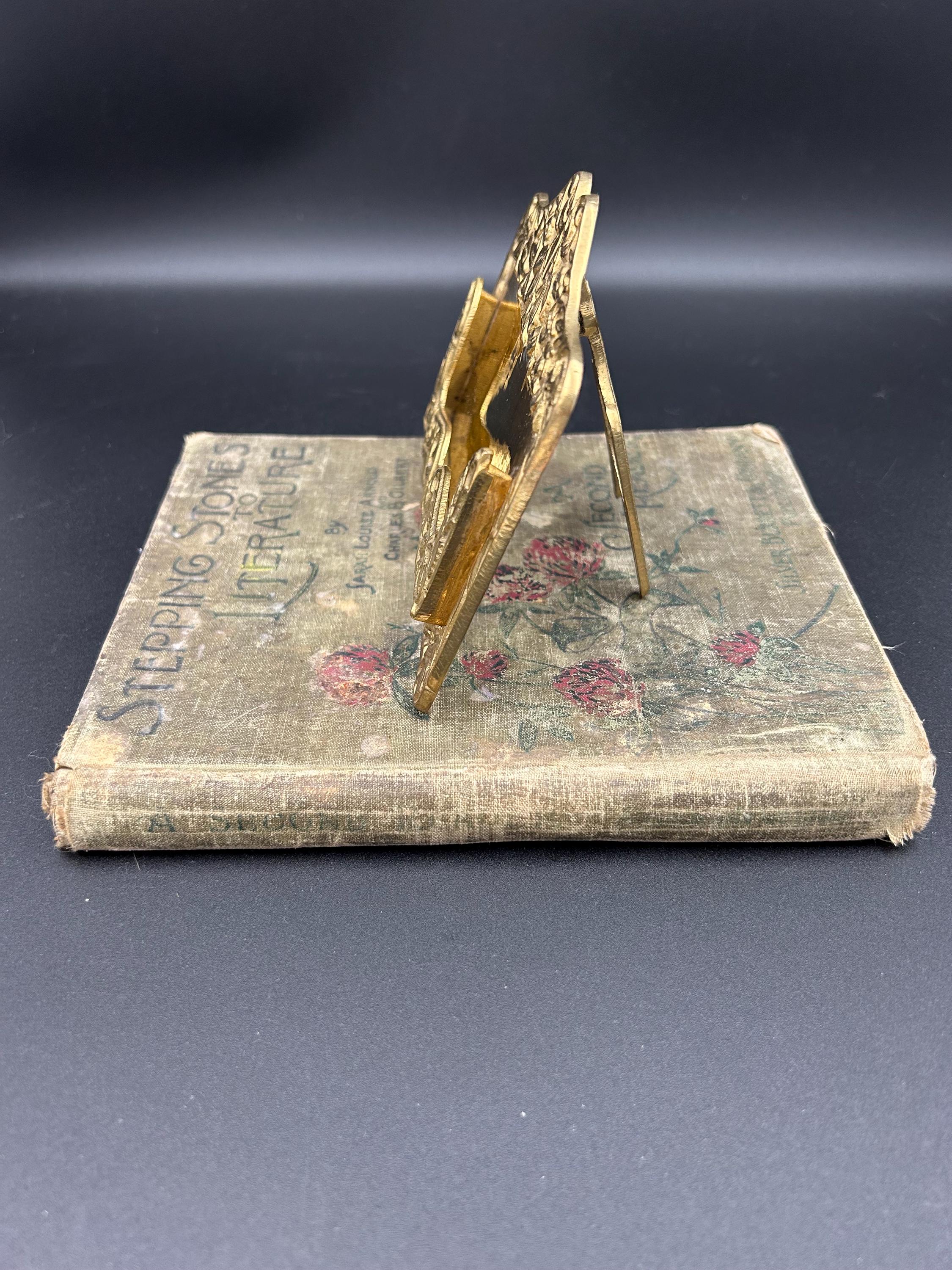 Vintage Freestanding Brass Business Card/calling Card/vintage/antique ...