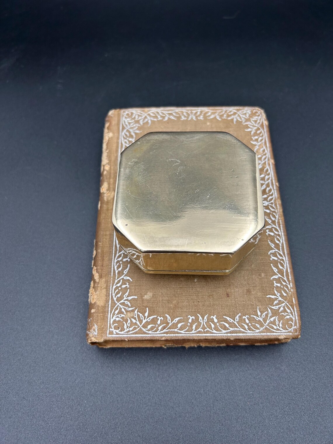 Brass Heart Box Octagon Shaped - Etsy