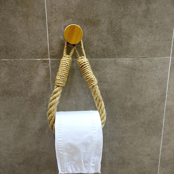 Rope Toilet Paper Holder - Etsy