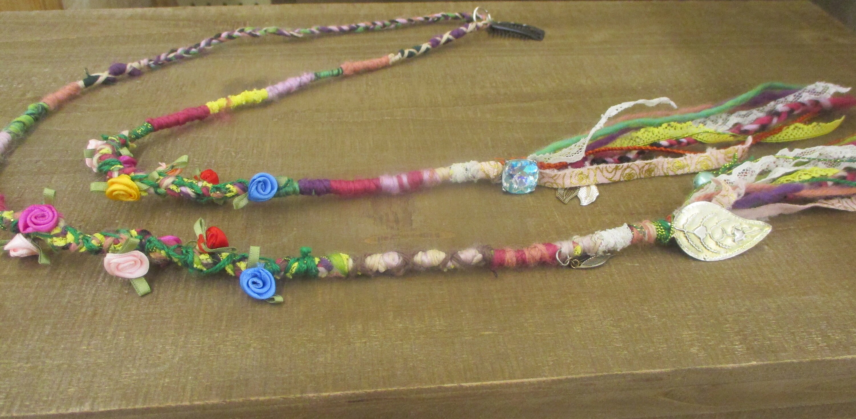 DE Forest Fae Locs Hairstyles Braids Flower Hair Vine- Fairy Colorful ...