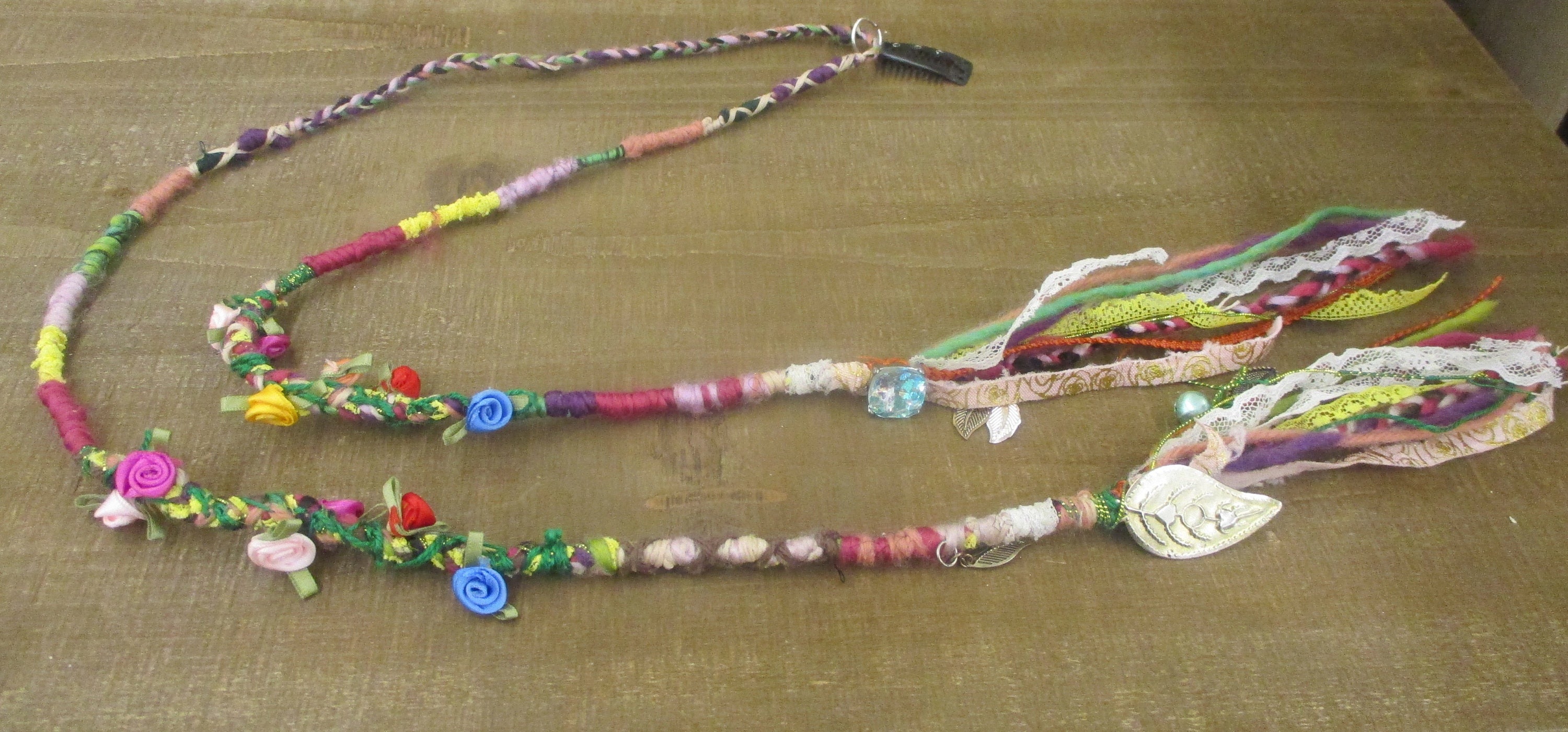 DE Forest Fae Locs Hairstyles Braids Flower Hair Vine- Fairy Colorful ...