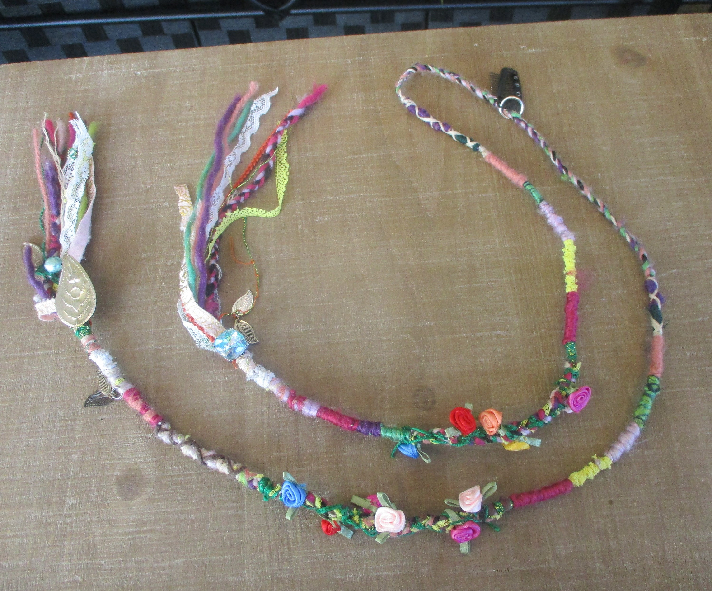 DE Forest Fae Locs Hairstyles Braids Flower Hair Vine- Fairy Colorful ...