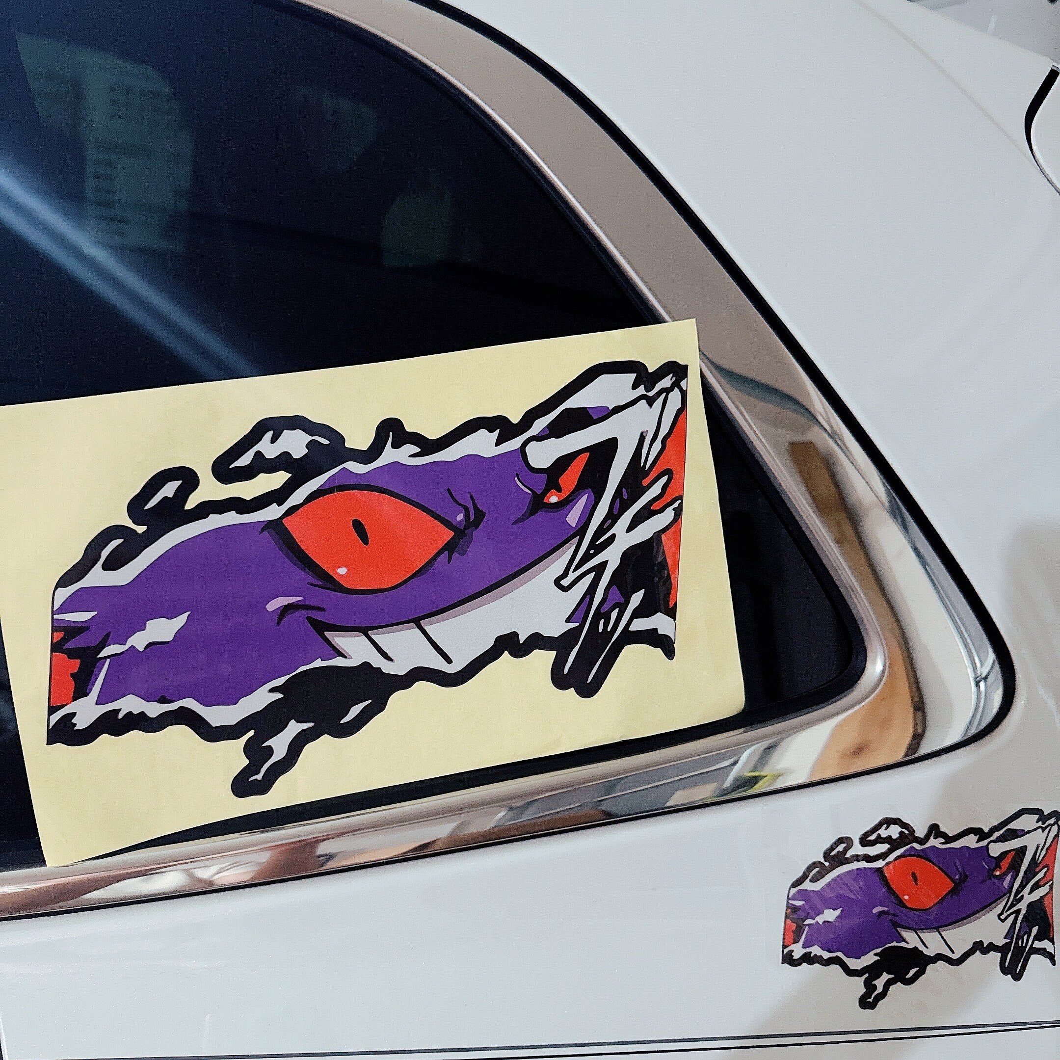 Pokemon Gengar Vinyl Car Sticker for Car Windows, Bumpers, Laptops, and ...