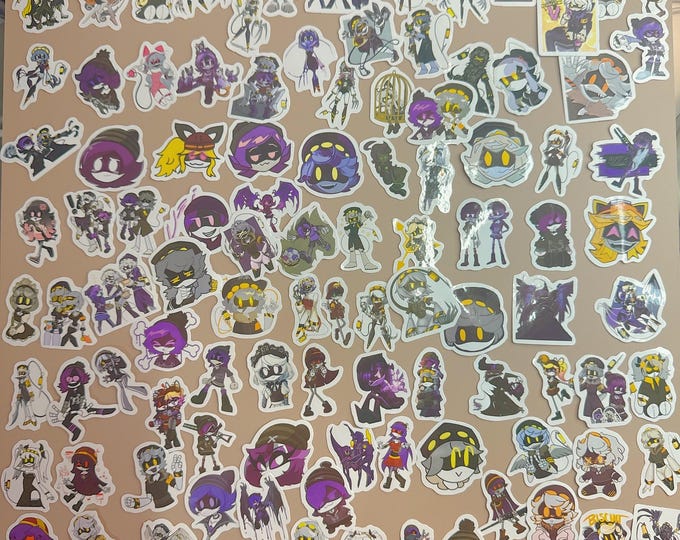 Scene Uzi Mini Sticker Sheet Murder Drones - Etsy