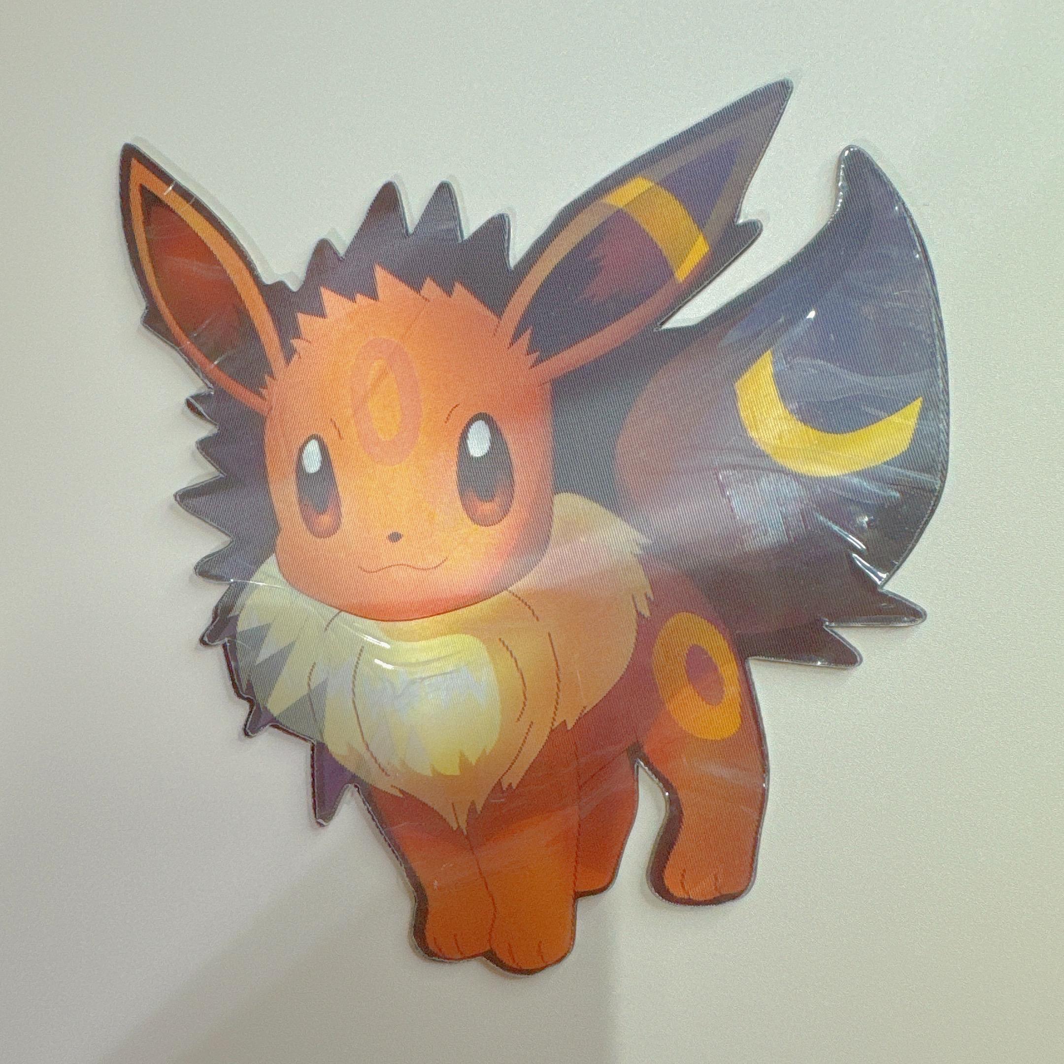 Pokemon Eevee 3D Lenticular Car Sticker for Car Windows, Bumpers ...