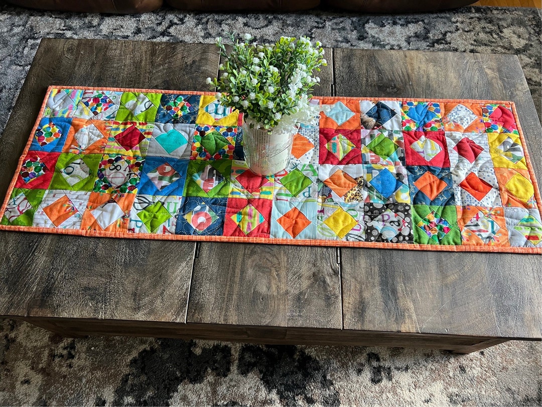 Handmade Quilted Table Runner - Etsy