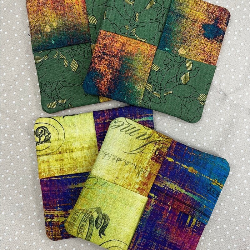 Fabric Coasters - Etsy