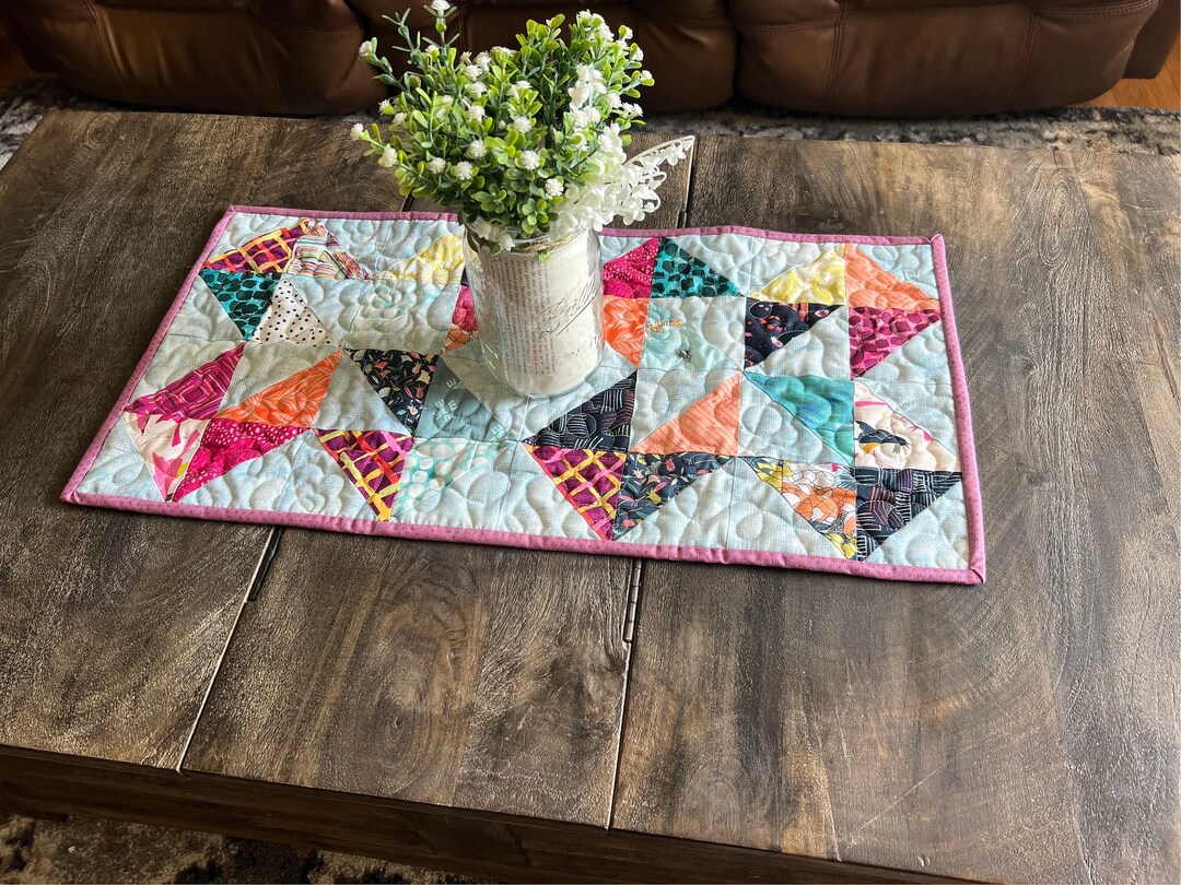 Handmade Quilted Table Runner - Etsy