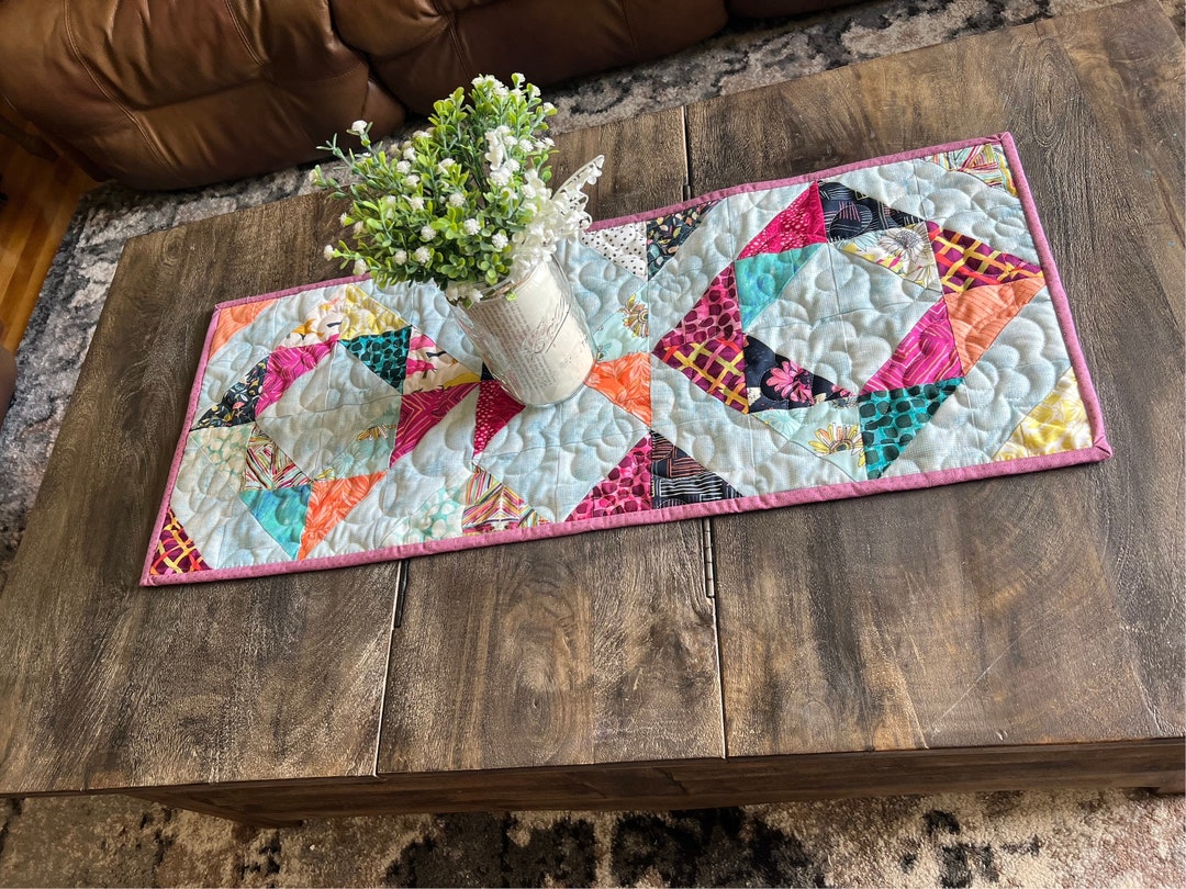 Handmade Quilted Table Runner - Etsy