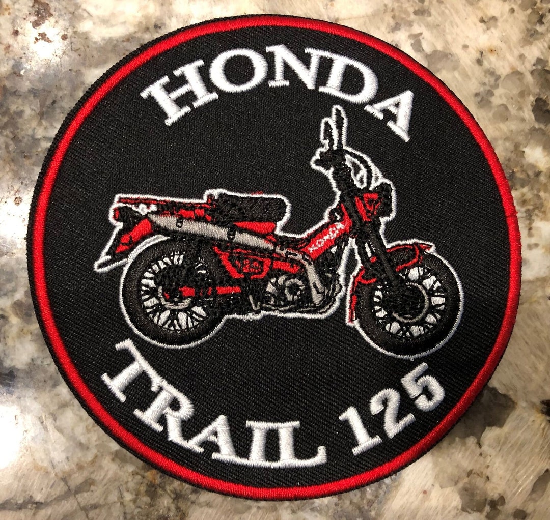 Red Honda Trail 125 Cloth Patches - Great for Shirts or Jackets - CT125 ...