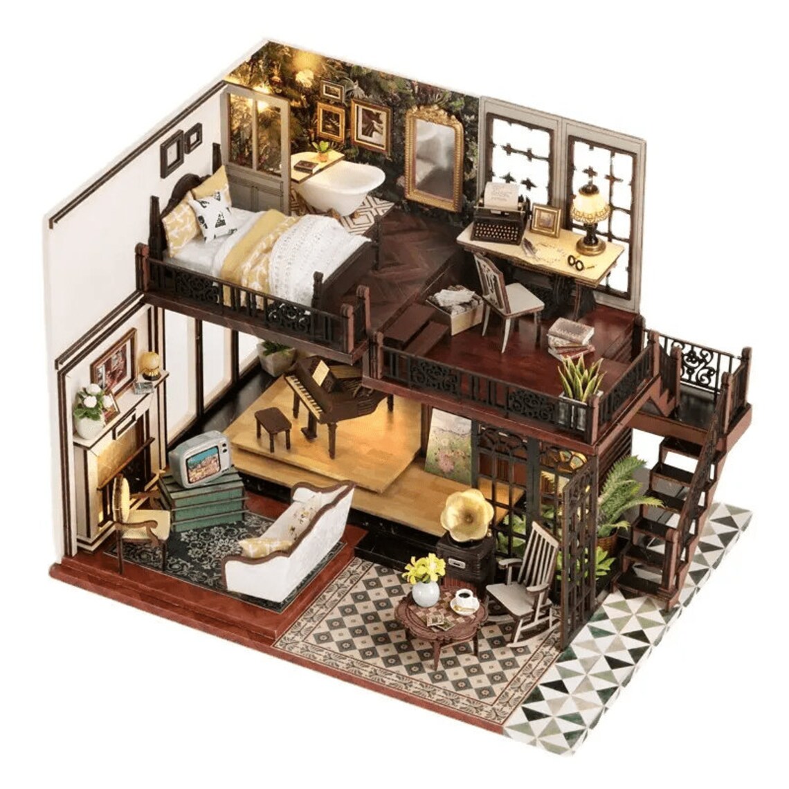 DIY Project Kit Miniature Dollhouse - Etsy