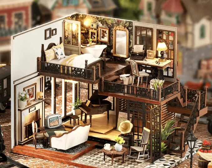 DIY Project Kit - Miniature Dollhouse - Etsy