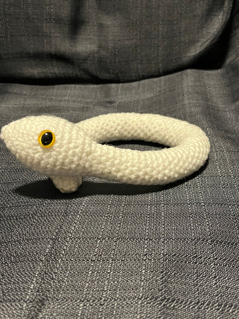 White Snake Plush - Etsy