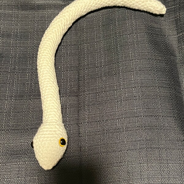 White Snake Plush - Etsy