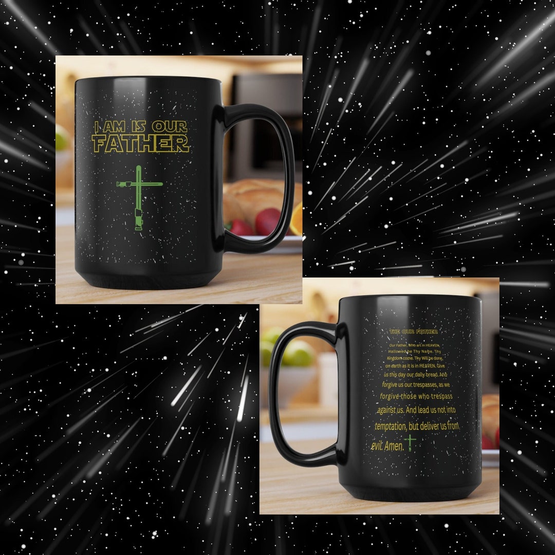 Our Father Prayer Mug, Catholic Coffee Cup, Catholic Dad Office Coffee ...