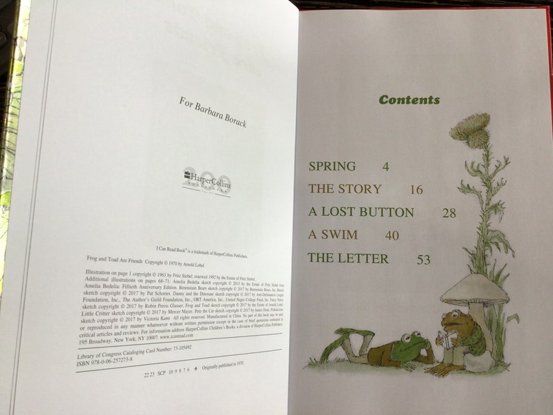 Frog and Toad Are Friends I Arnold Lobel I I Can Read! Book Level 2 I ...