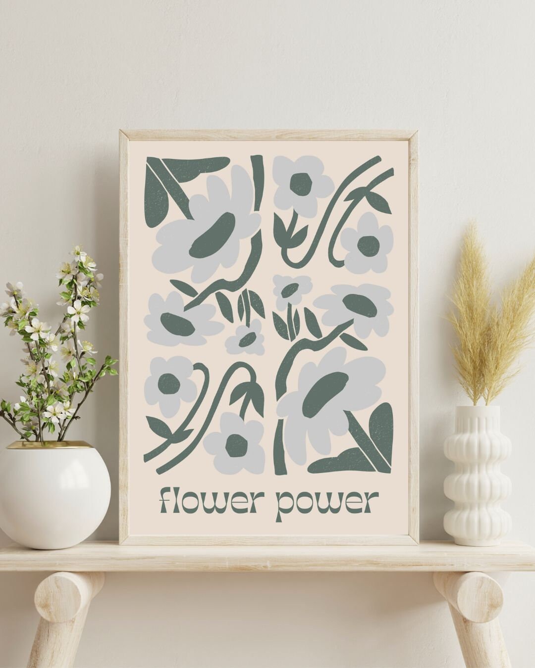 Poster Art Flower Power - Etsy