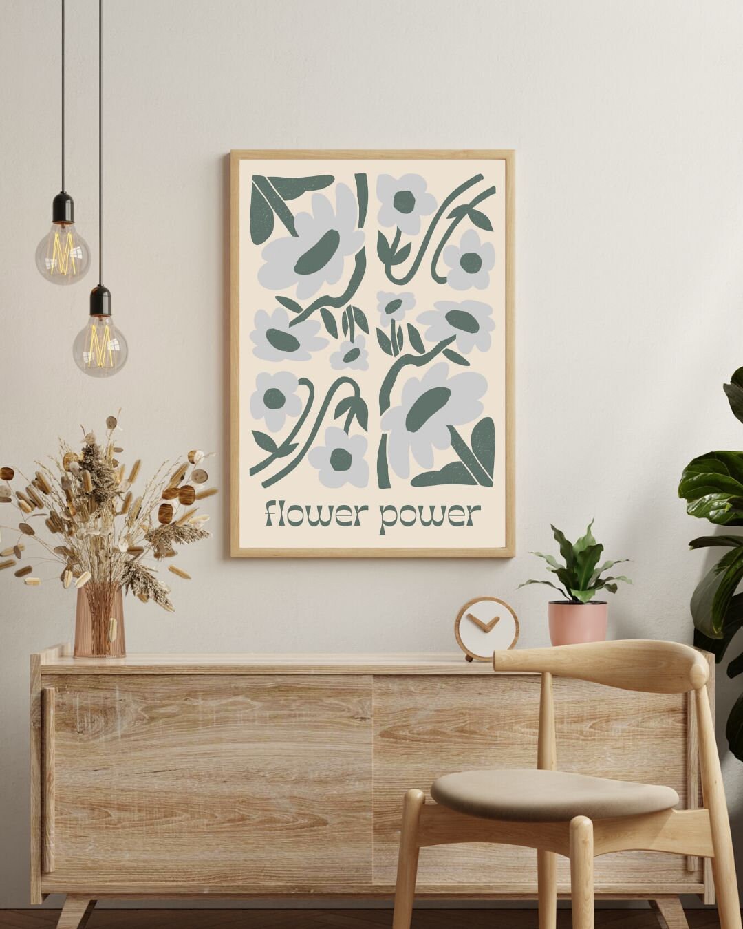 Poster Art Flower Power - Etsy