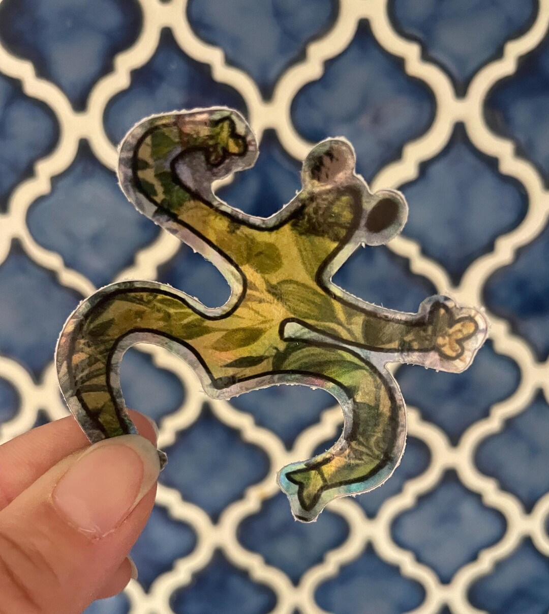 Taino Petroglyph Sticker- Frog/coqui, Holographic, Caribbean, Puerto ...