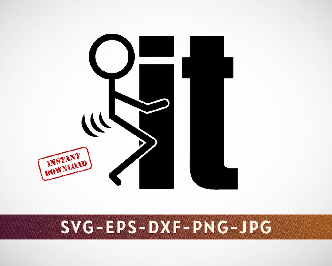 F It Digital Download SVG, PNG, JPEG, Eps Dxf - Instant Download - Etsy