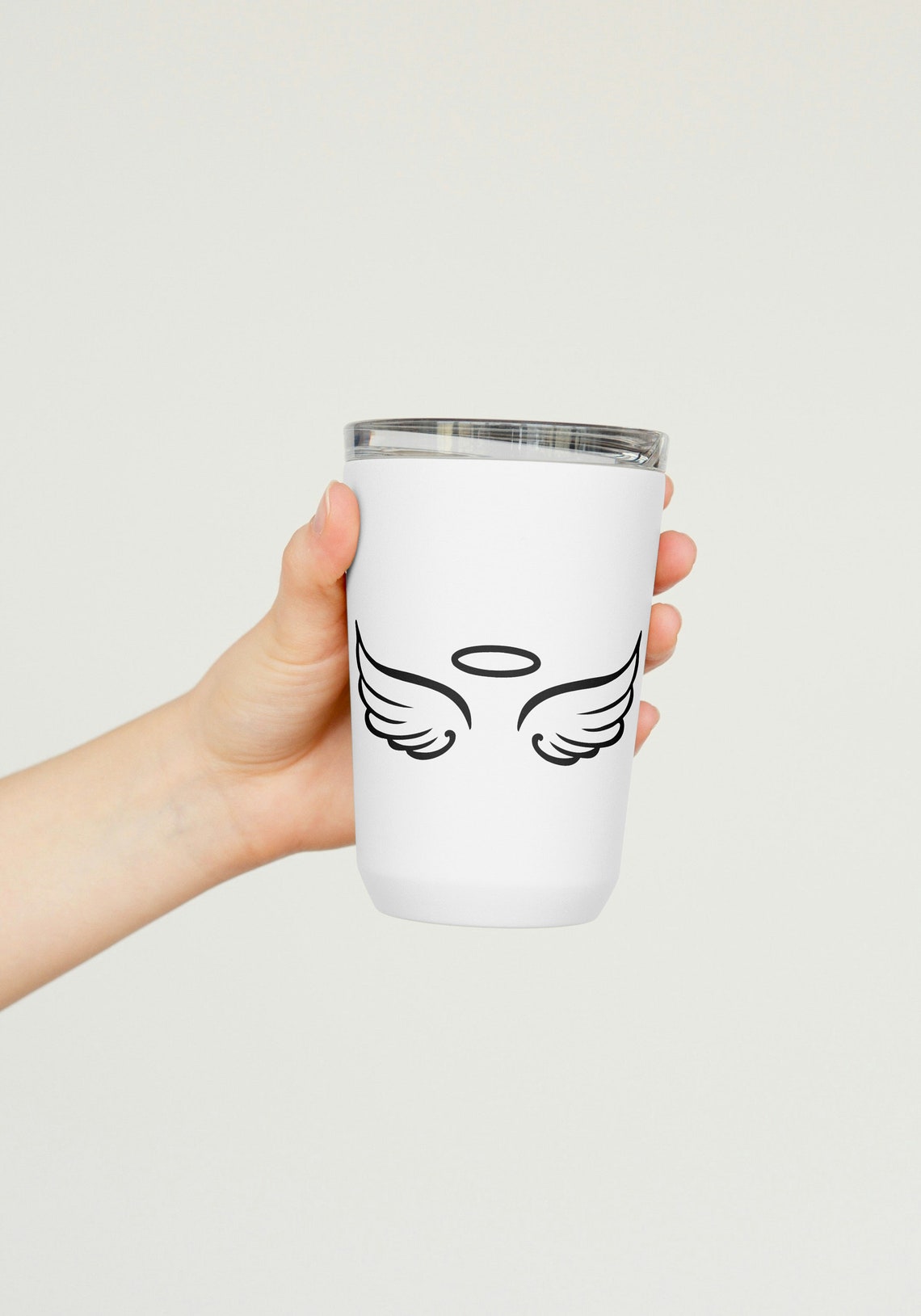 Angel Wings and Halo SVG, PNG, EPS, Dxf, High Resolution Instant ...