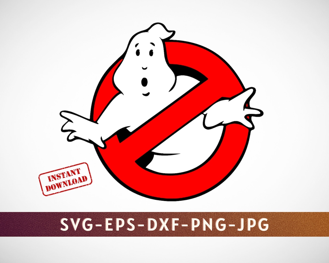 Ghostbusters - Svg, Png, Dxf, Eps - Instant Digital Download - Etsy