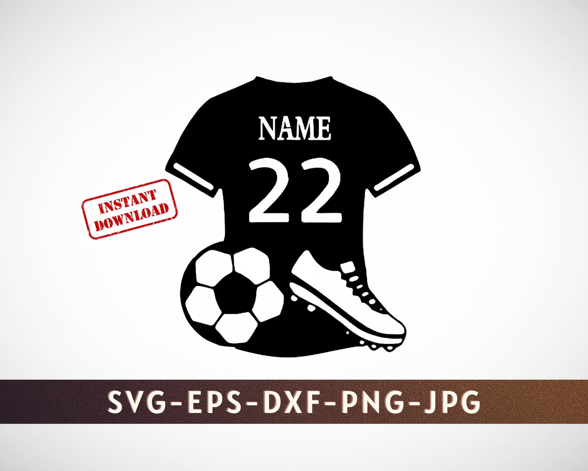 Football, Soccer Player Design Svg, Dxf File Wall Sticker Silhouette ...