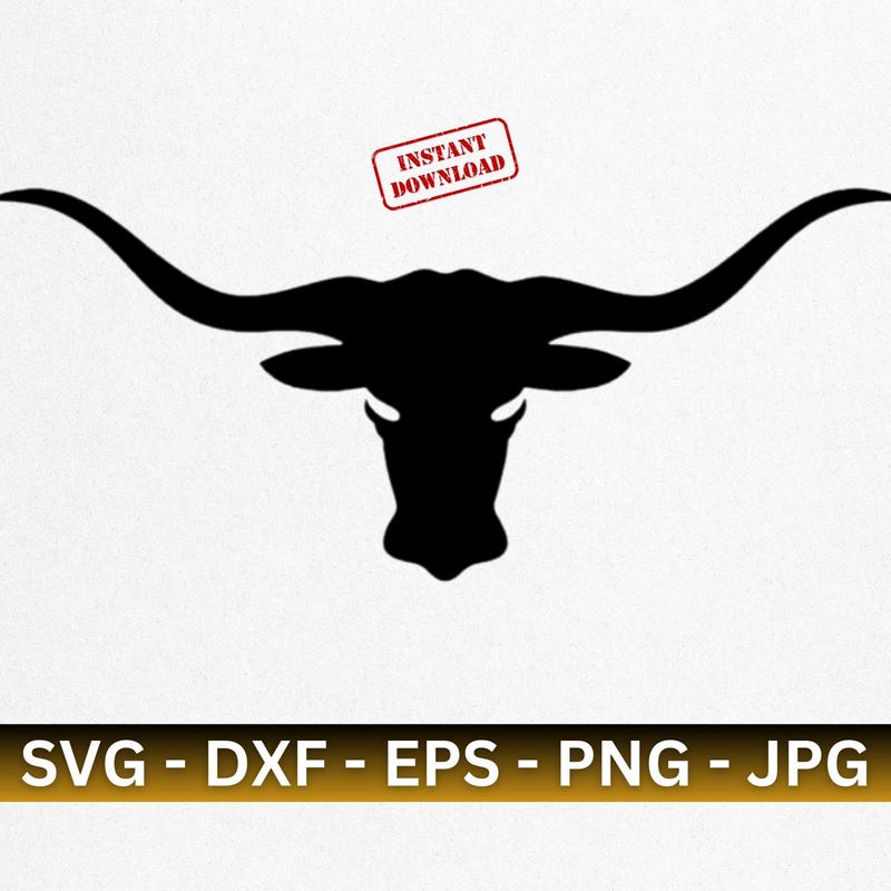 Longhorn Svg - Etsy
