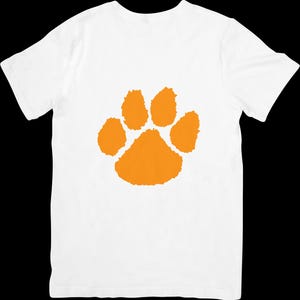 Tiger Paw Svg, Tiger Paw Outline Svg, Tiger Paw Decal, Tiger Paw Png ...