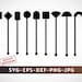 Drink Stirrers Svg, Cocktail Drink Stir Sticks, Swizzle Stir Sticks ...