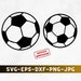 Soccer Ball - Instant Digital Download - Svg, Png, Dxf, and Eps Files ...