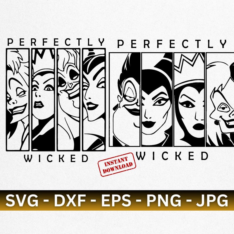 Wicked Svg - Etsy