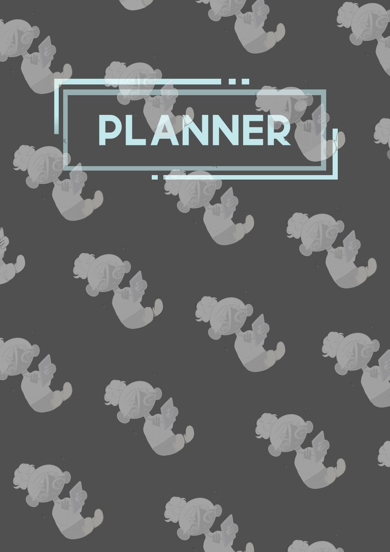 Weekly Daily Planner Dark Mode Theme - Etsy