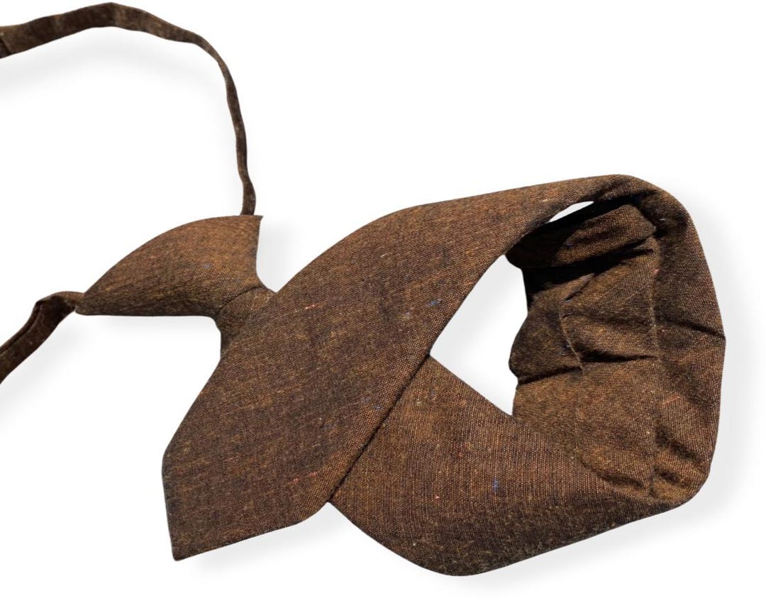 Copper Brown Boys Heathered Tie, Children's Pretied Necktie for Kids 1 ...
