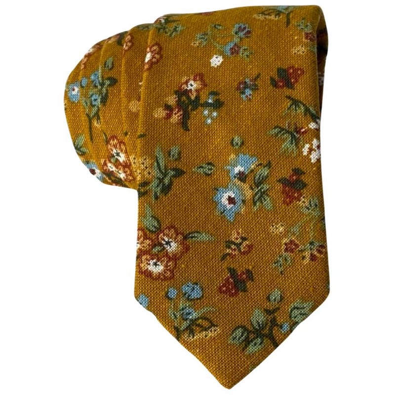 Mustard Tie - Etsy