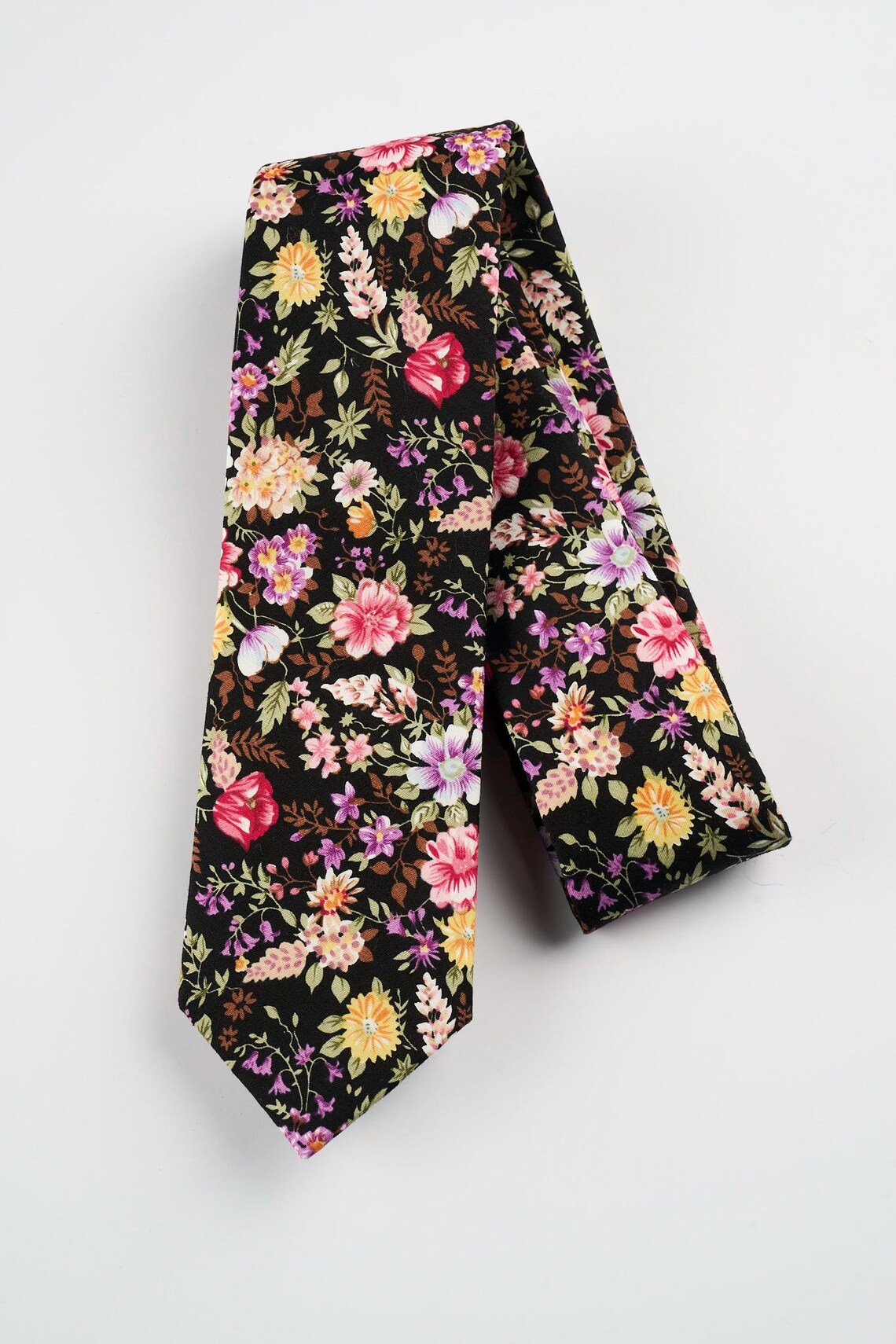 Otis & Oliver Boys Floral Tie Pre-tied Kids Necktie Age 1-12 Adjustable ...