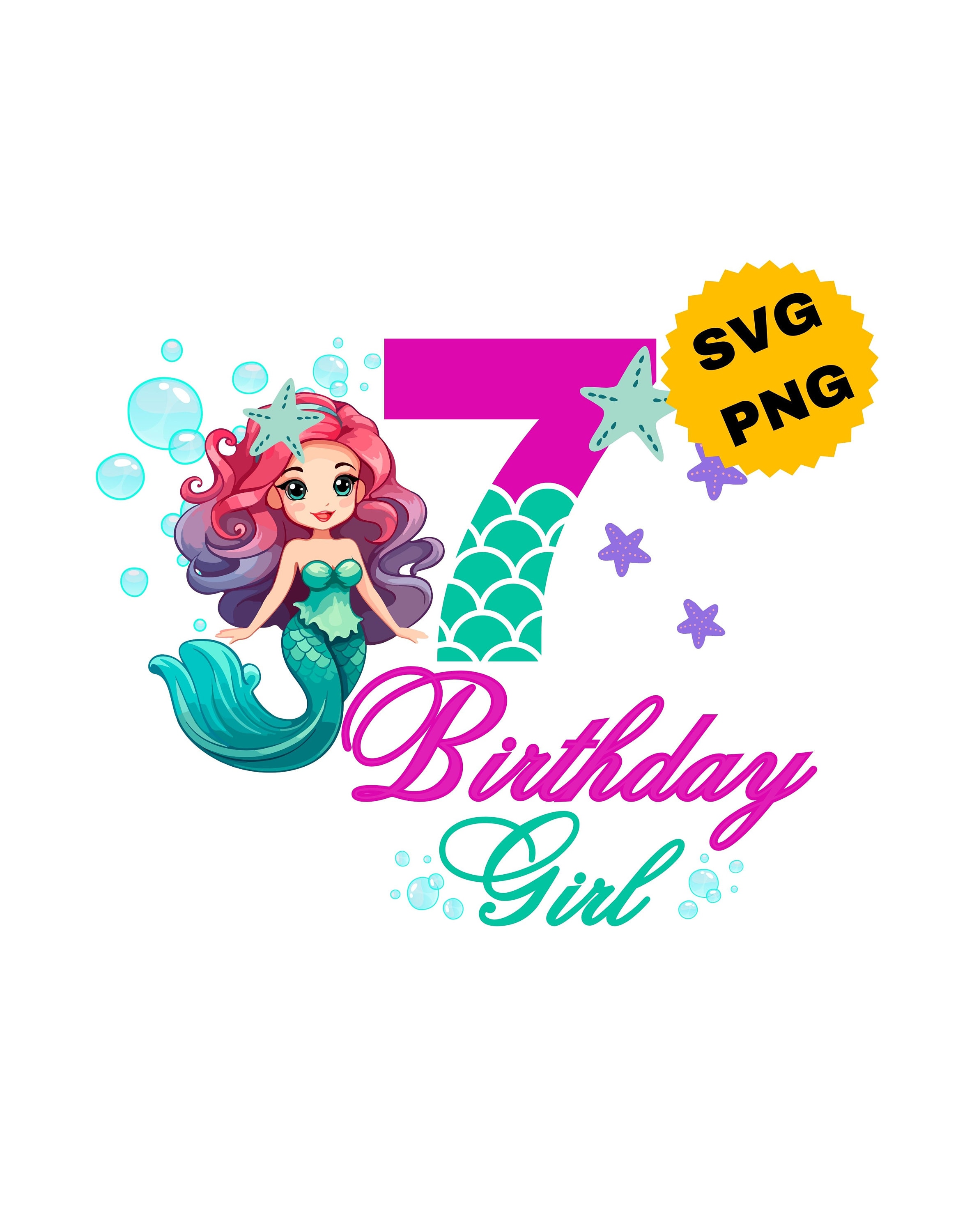 Pink Birthday Girl Clipart SVG PNG, Digital Download, Svg Png Pdf Jpg ...
